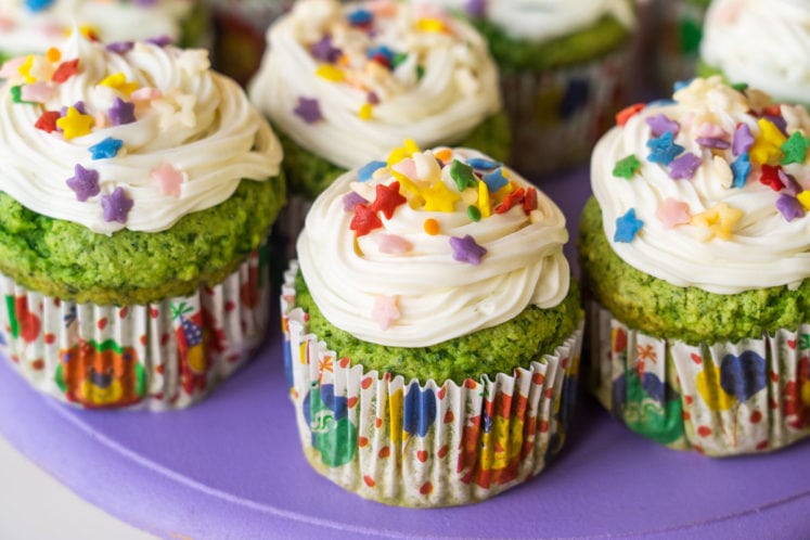 Spinach Cupcakes - Brooklyn Farm Girl