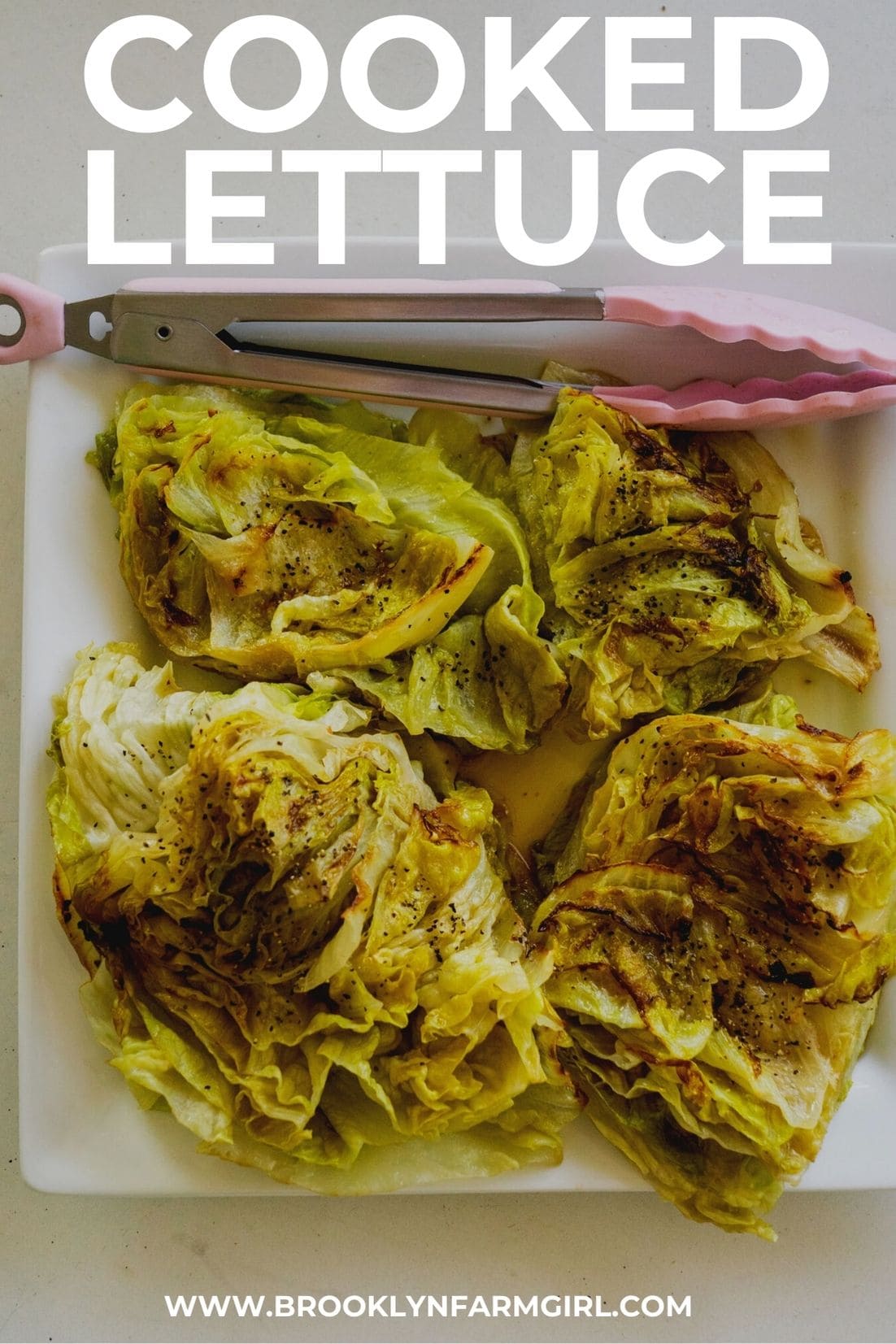 Cooked Lettuce in Chicken Broth (Any Lettuce Type!) - Brooklyn Farm Girl