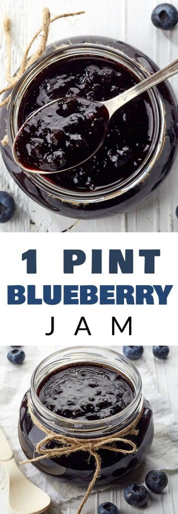 Blueberry Jam Recipe - Easy and Only Needs 1 Pint of Blueberries
