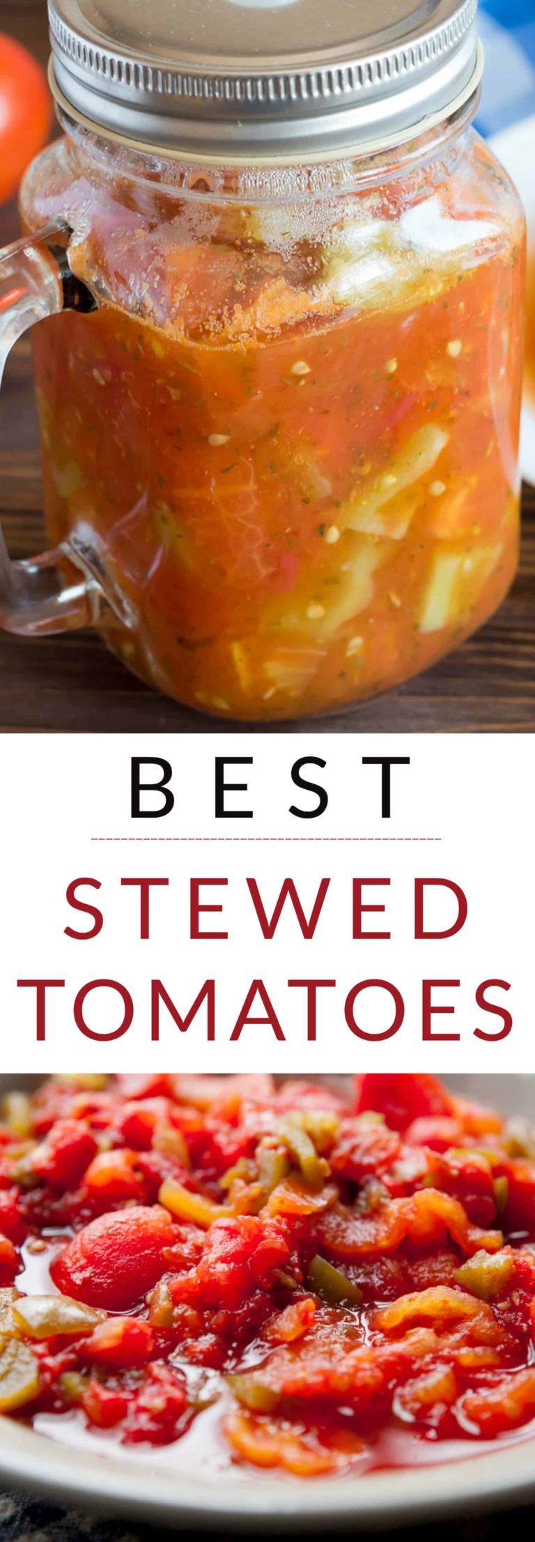 The Best Stewed Tomatoes Ever - Easy Homemade Recipe