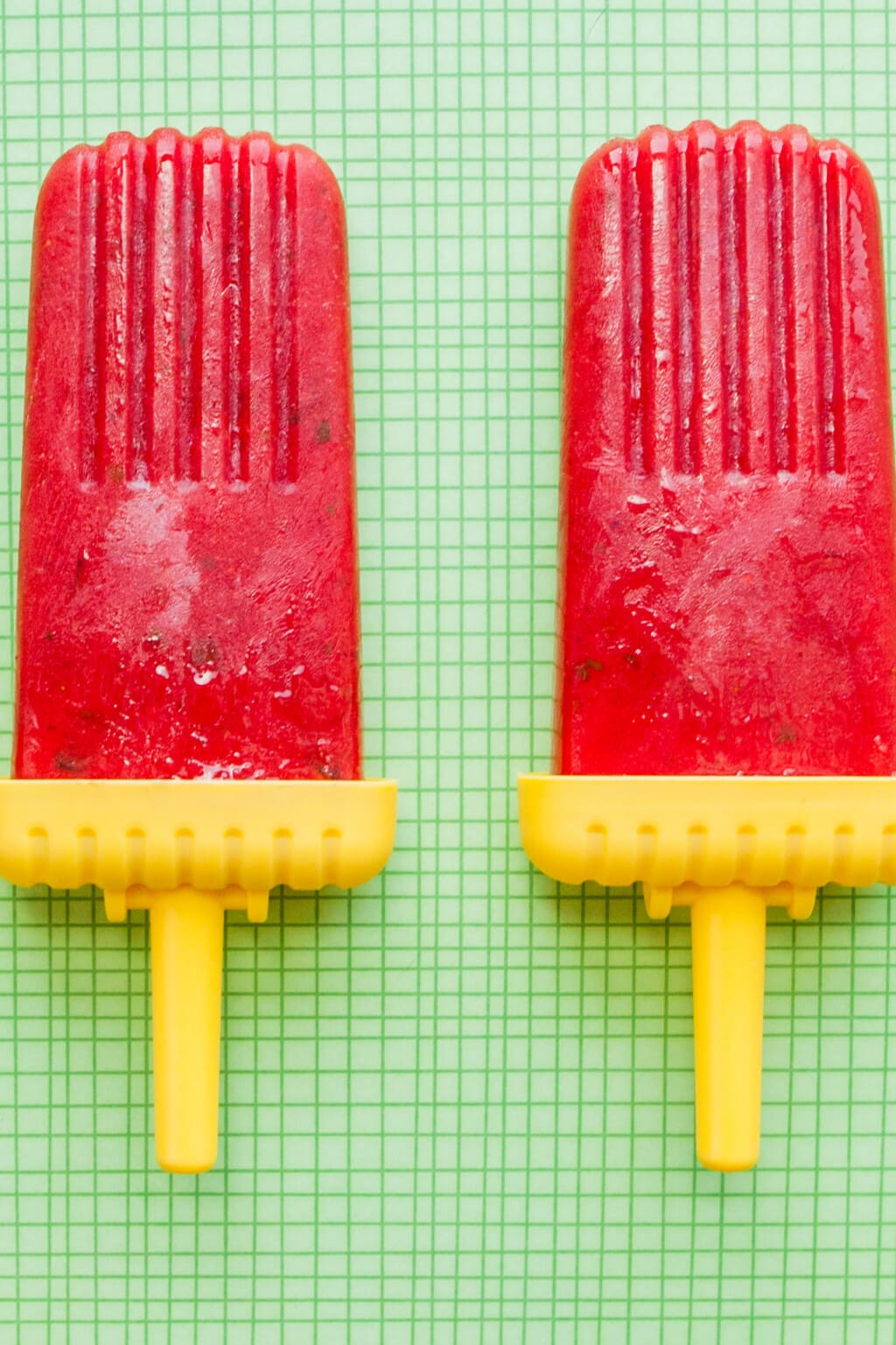 Watermelon Strawberry Lime Popsicles - Brooklyn Farm Girl
