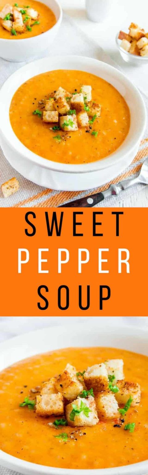 Creamy Sweet Pepper Soup - Easy Recipe Using Fresh Peppers