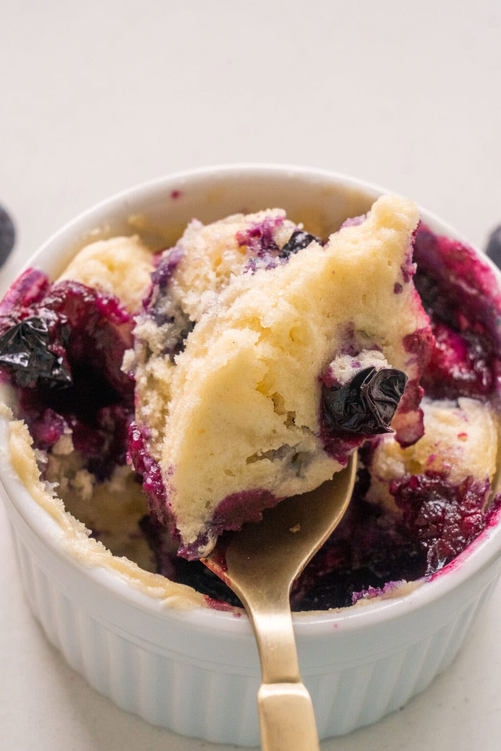 Blueberry Mug Cake - Brooklyn Farm Girl