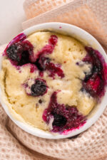 Blueberry Mug Cake - Brooklyn Farm Girl