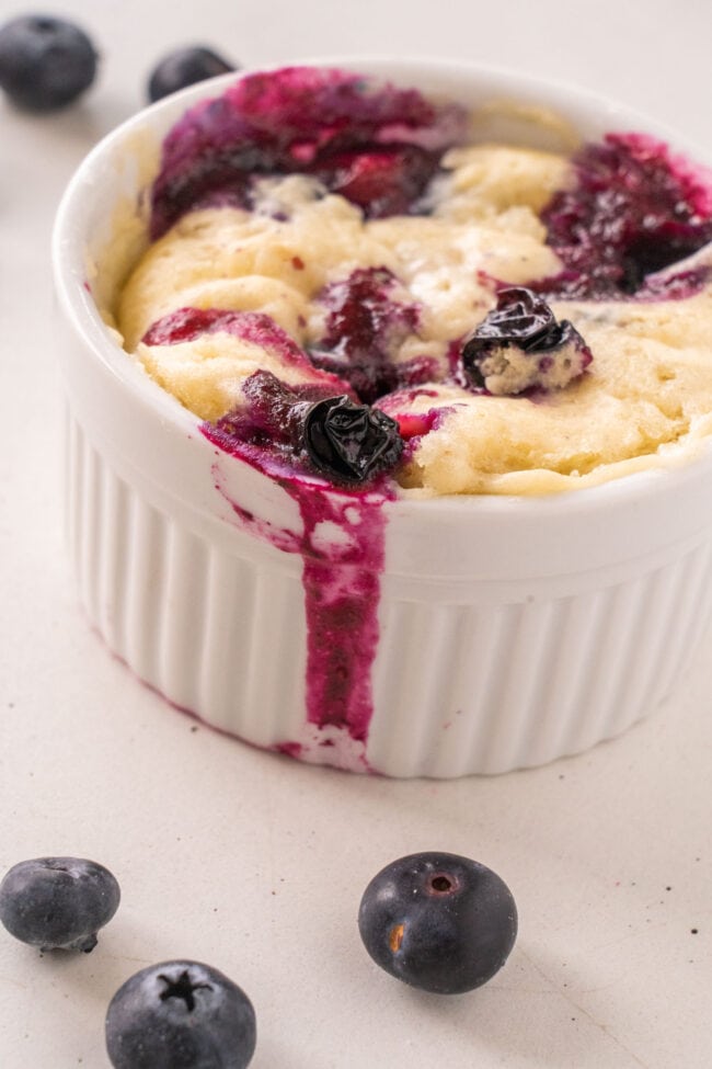Blueberry Mug Cake - Brooklyn Farm Girl