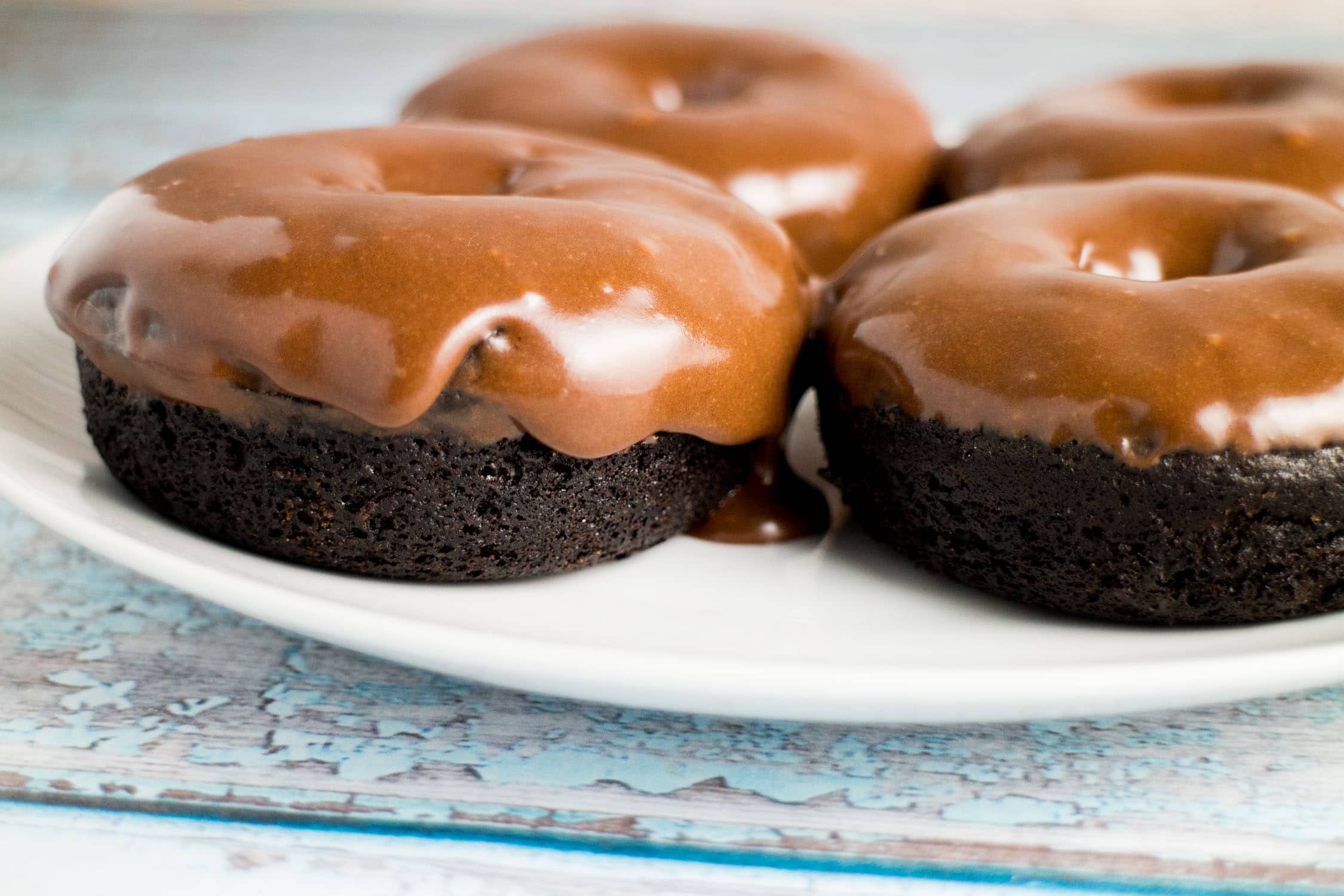 Chocolate Vegan Donuts with Chocolate Frosting (Dairy Free) - Brooklyn ...