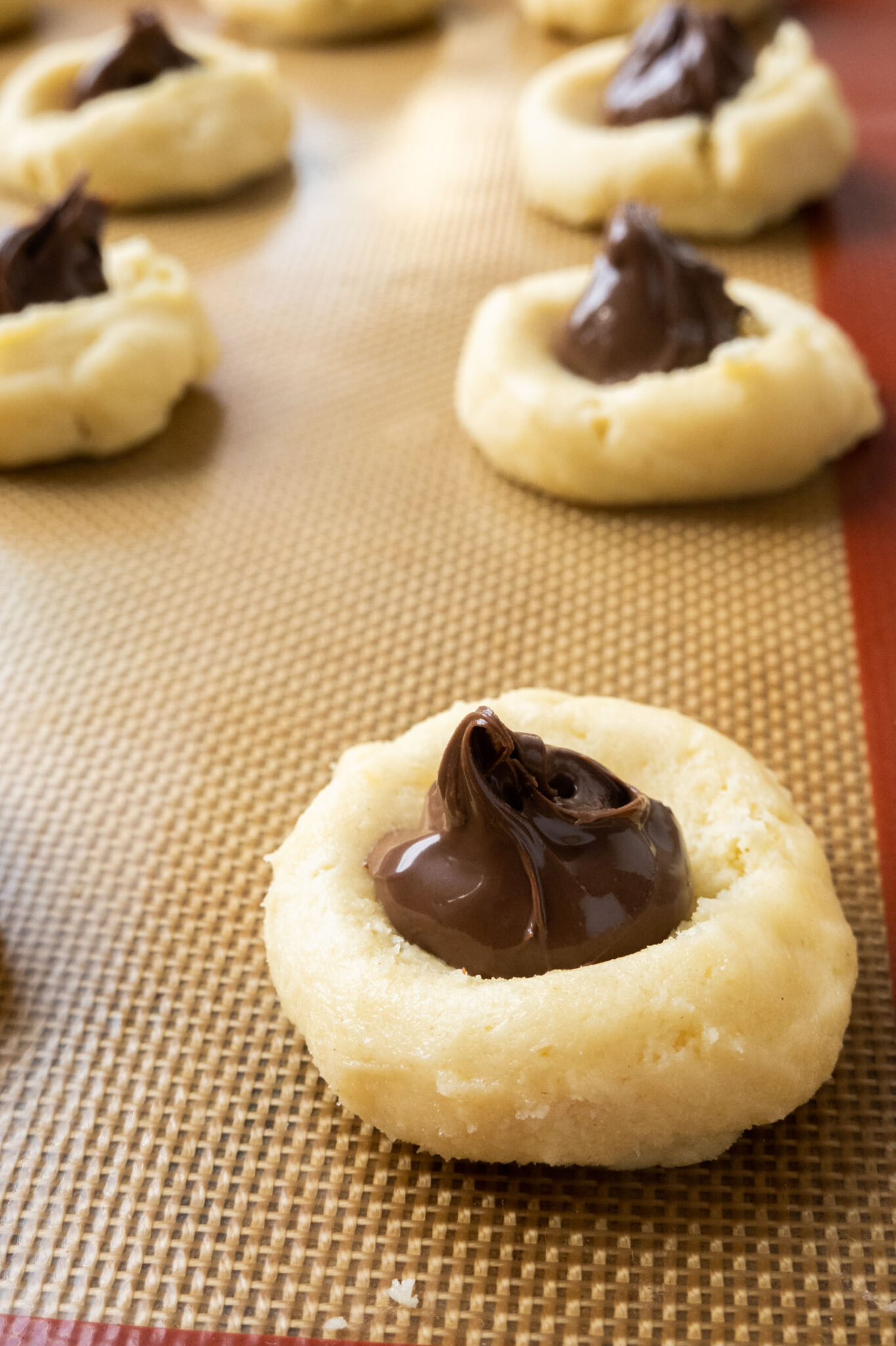 Nutella Butter Cookies - Brooklyn Farm Girl