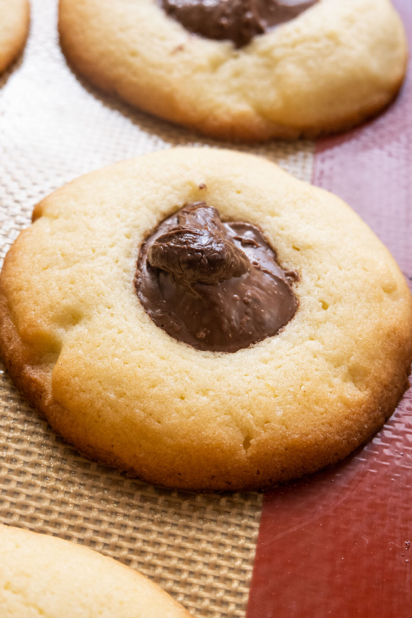 Nutella Butter Cookies - Brooklyn Farm Girl