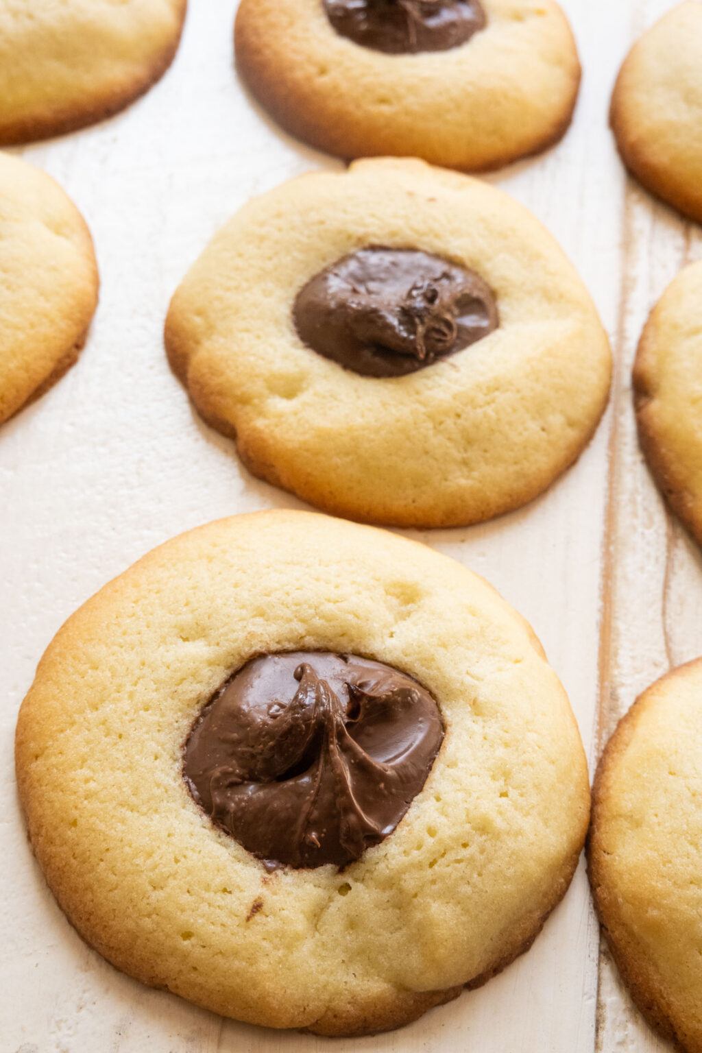 Nutella Butter Cookies - Brooklyn Farm Girl
