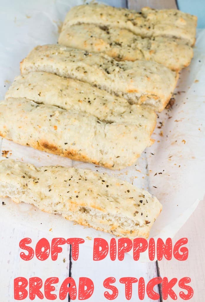 Soft Dipping Bread Sticks - Brooklyn Farm Girl