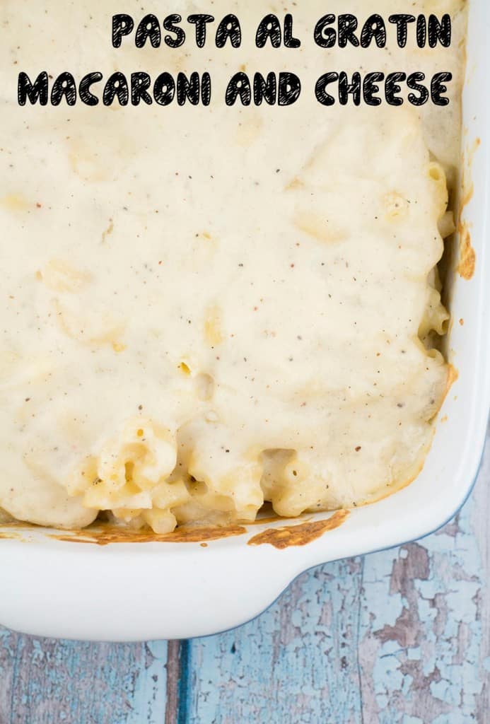 Pasta al Gratin Macaroni and Cheese - Brooklyn Farm Girl