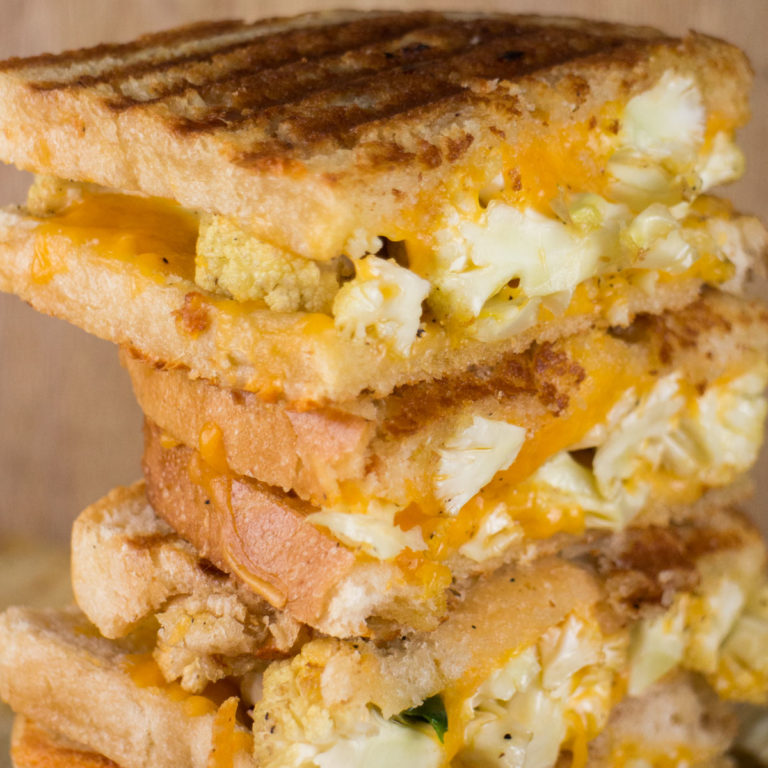 Cauliflower Grilled Cheese Sandwich - Brooklyn Farm Girl