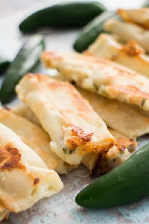 Cream Cheese Poppers - Easy recipe made with wonton wrappers!