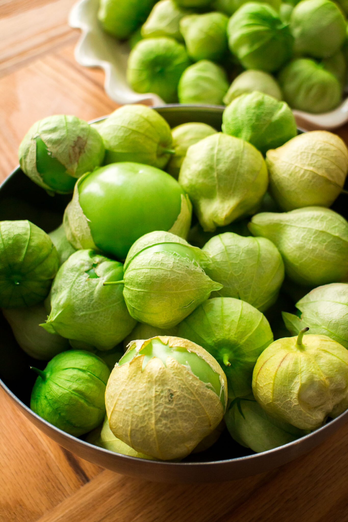 Fresh Tomatillo Salsa Verde (Blender Recipe) - Brooklyn Farm Girl