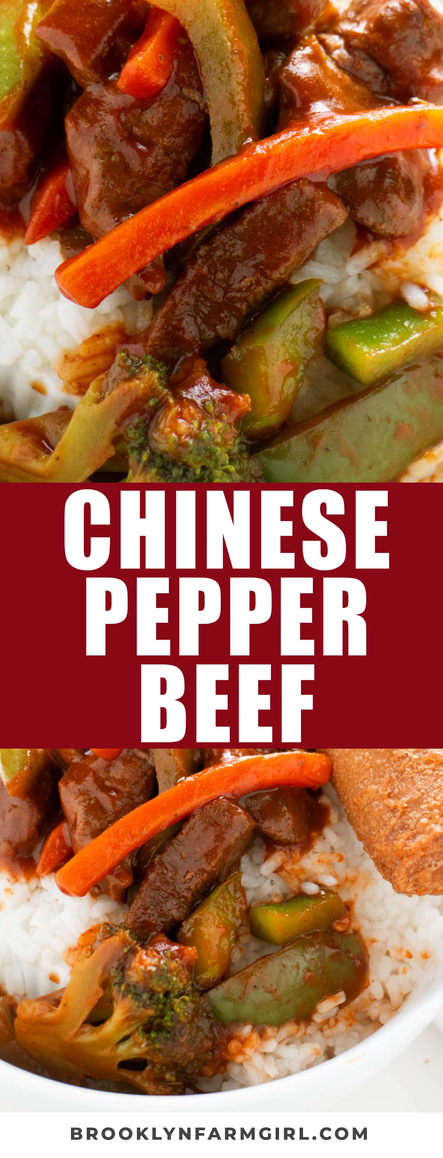 Chinese Pepper Beef and Vegetables - Brooklyn Farm Girl