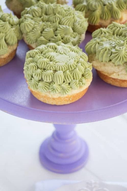 Vanilla Matcha Green Tea Frosting Donuts - Brooklyn Farm Girl