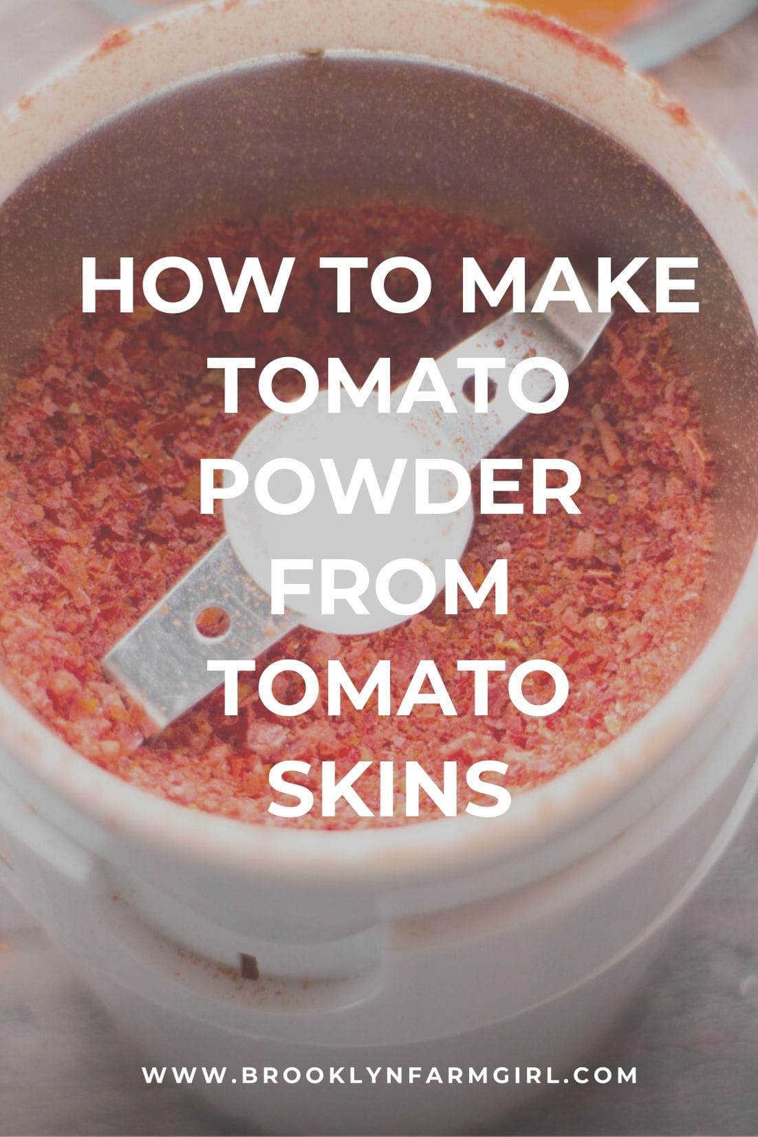 How to Make Tomato Powder Out of Tomato Skins - In the Oven - Brooklyn ...
