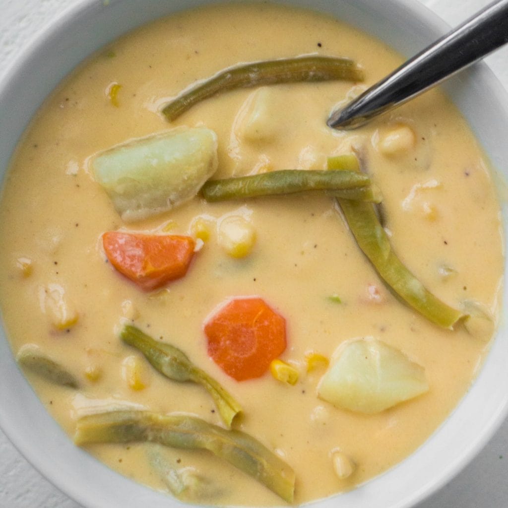 Creamy Sweet Pepper Soup - Brooklyn Farm Girl
