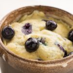Blueberry Sponge Mug Cake - Brooklyn Farm Girl