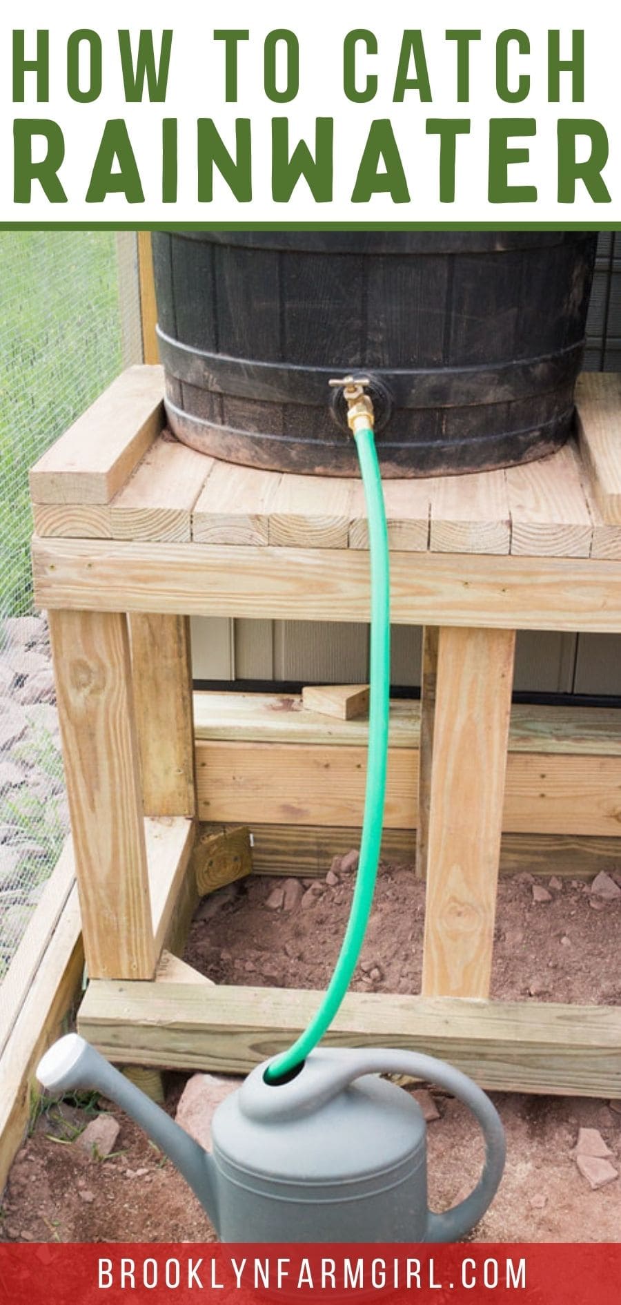 How to Build a Rainwater Catchment On a Shed Roof - Brooklyn Farm Girl