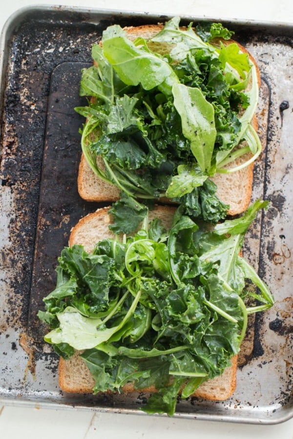 Kale Cheese Sandwich - Brooklyn Farm Girl