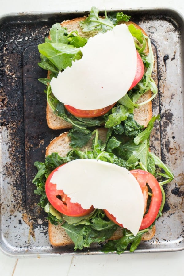 Kale Cheese Sandwich - Brooklyn Farm Girl