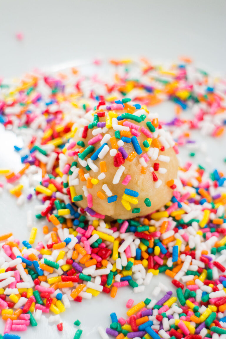 Sprinkled Butter Cookies (melt in your mouth) - Brooklyn Farm Girl