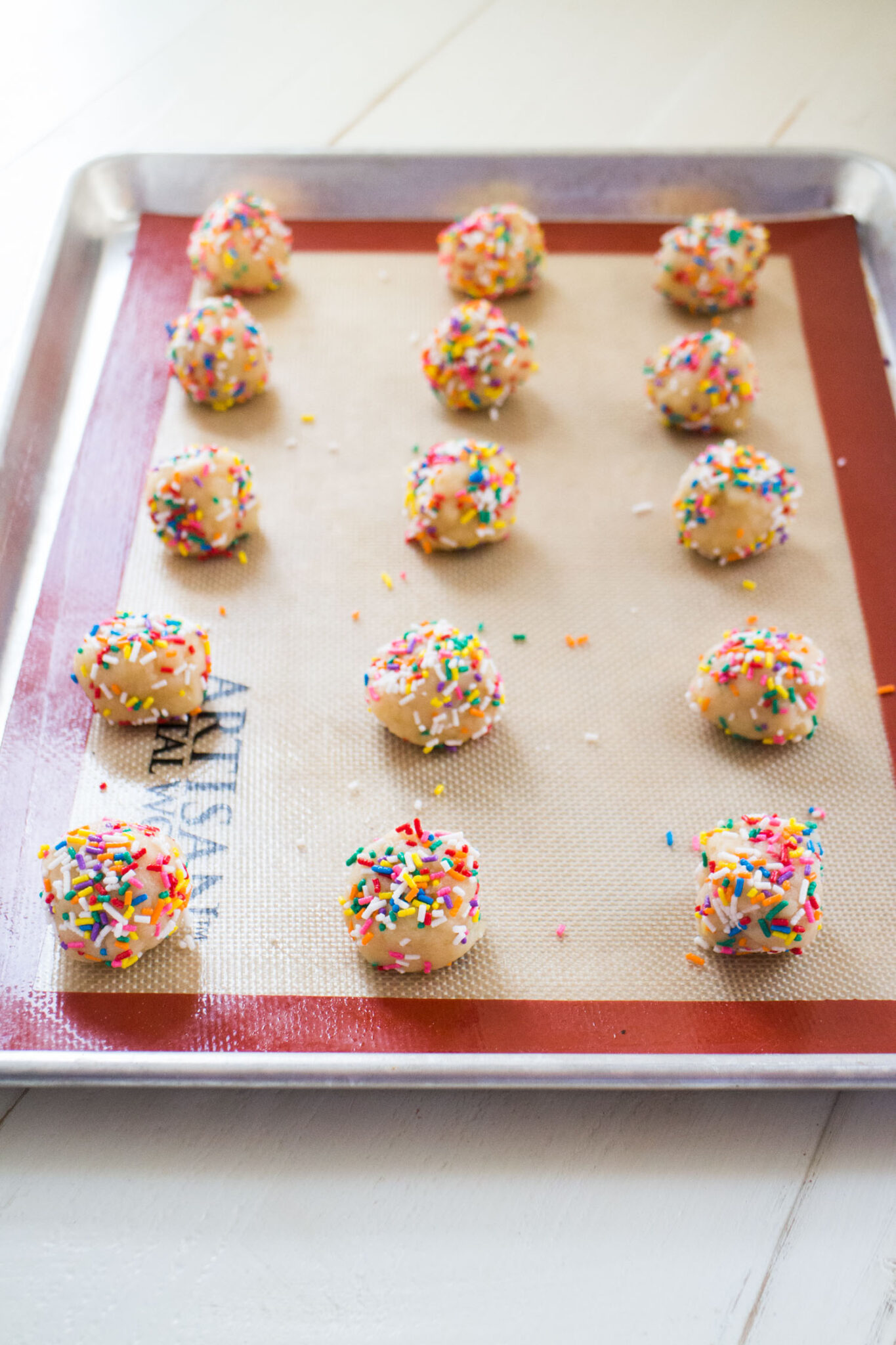 Sprinkled Butter Cookies (melt in your mouth) - Brooklyn Farm Girl