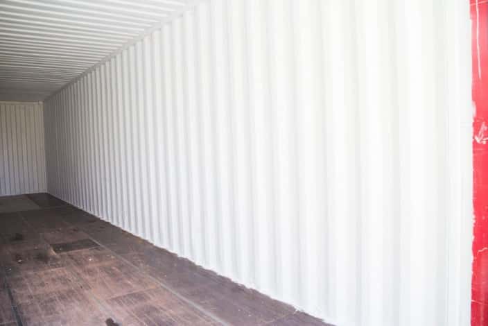 P+M Upstate Adventure: Painting the Interior of the Shipping Container ...