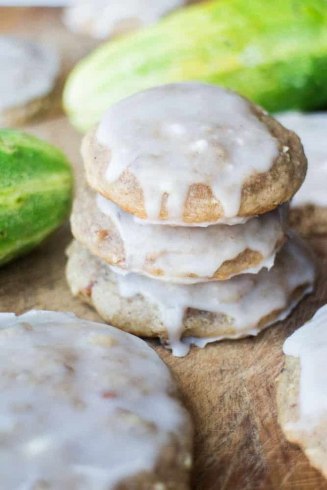 Frosted Cucumber Cookies - Healthy Cucumber Dessert Recipe