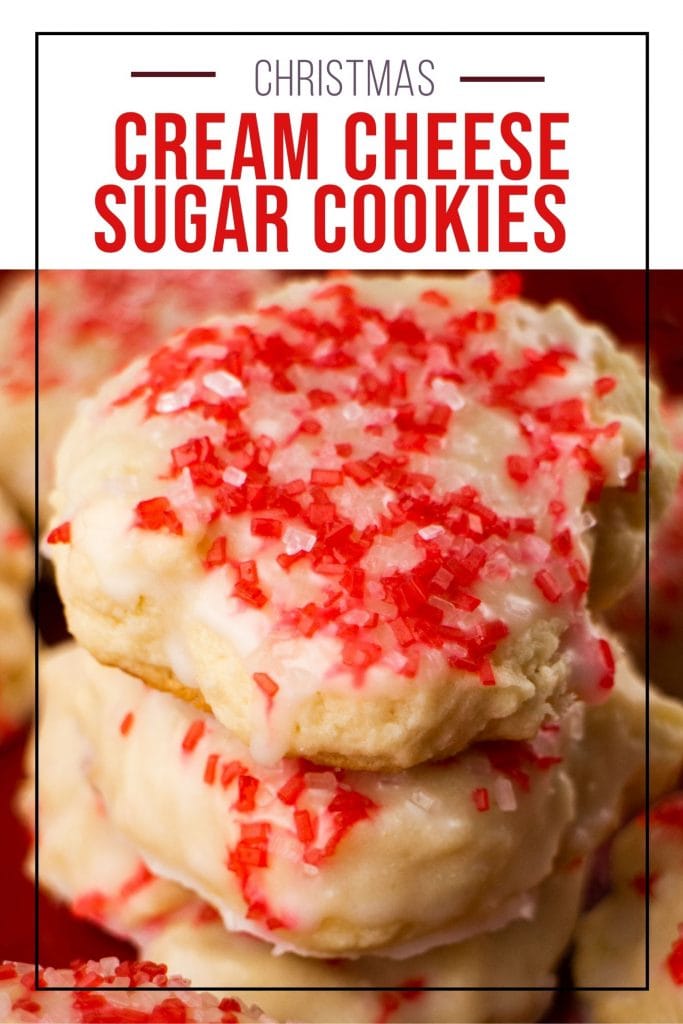 Cream Cheese Christmas Sugar Cookies - Brooklyn Farm Girl