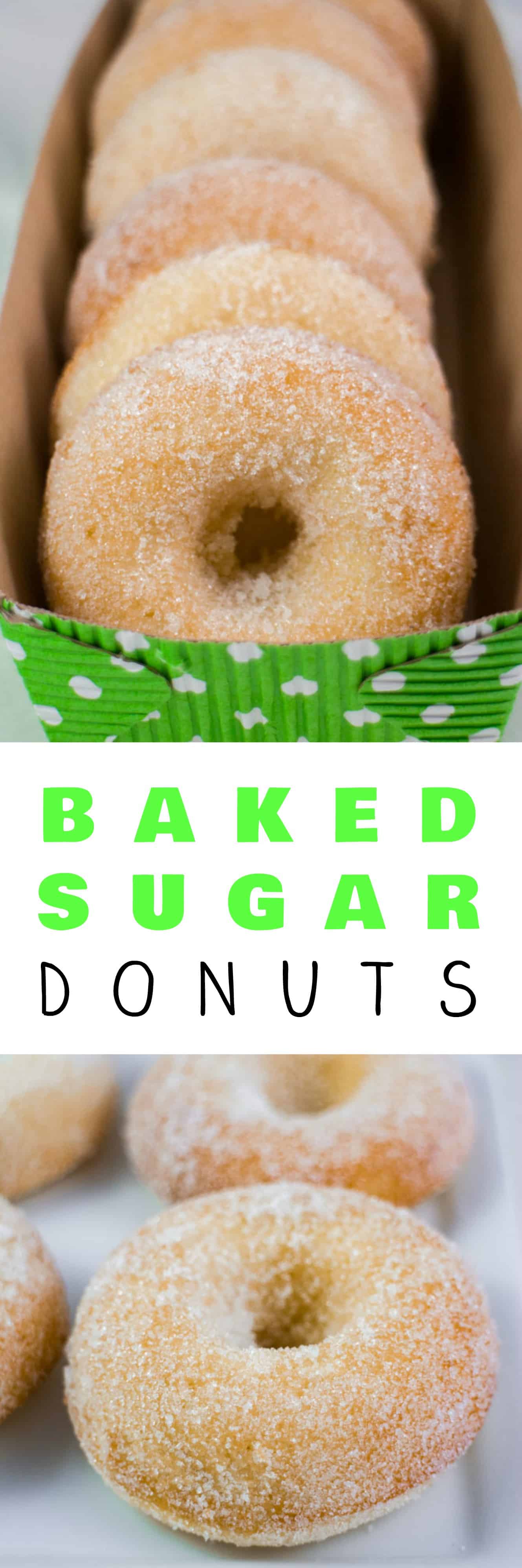 Homemade Baked Sugar Donuts - Brooklyn Farm Girl