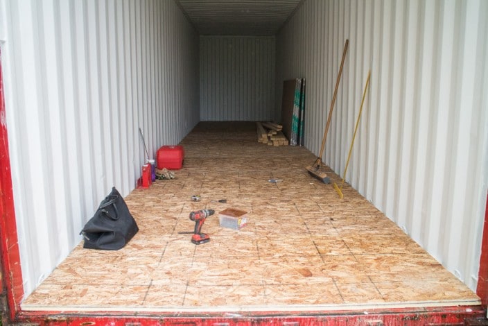 Our New Shipping Container Flooring - Brooklyn Farm Girl