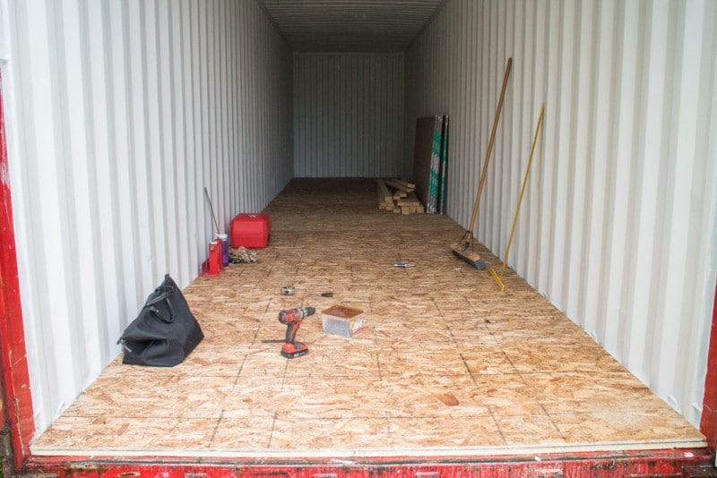 Our New Shipping Container Flooring - Brooklyn Farm Girl