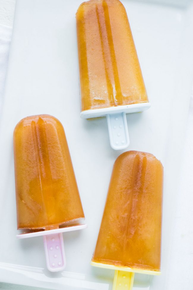 Earl Grey Tea Popsicles - Brooklyn Farm Girl