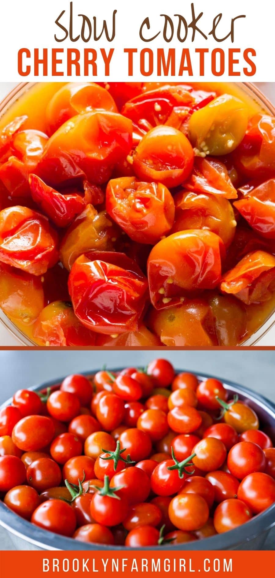 Slow Cooker Cherry Tomatoes - Brooklyn Farm Girl