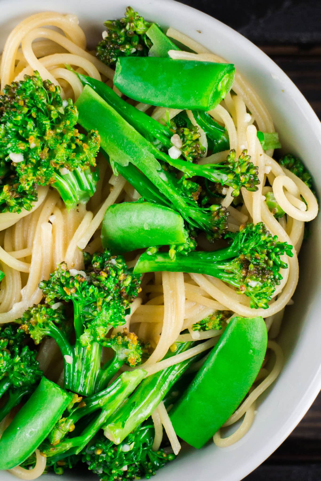 Quick Sugar Snap Peas Pasta with Broccoli - Brooklyn Farm Girl