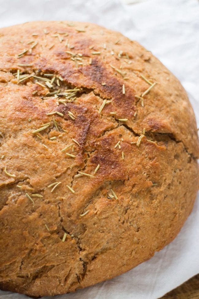 Whole Wheat Slow Cooker Bread - Brooklyn Farm Girl