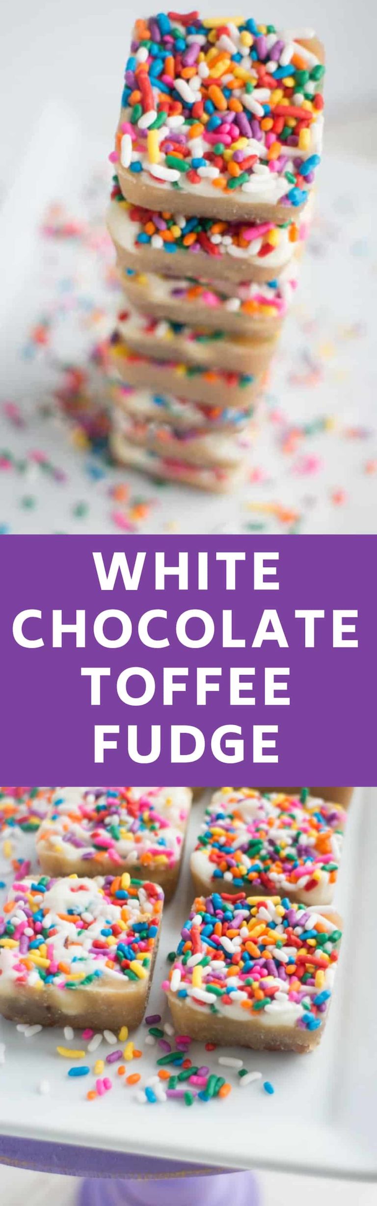 White Chocolate Toffee Recipe - This tastes like vanilla fudge!