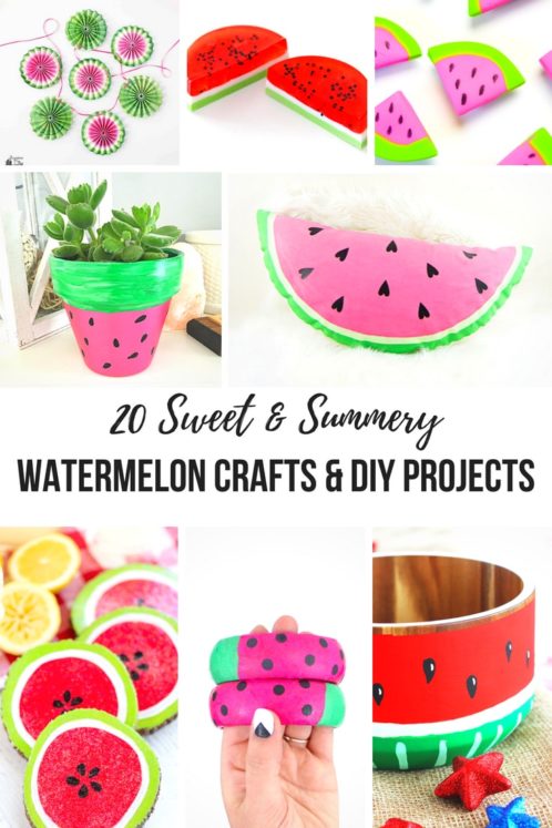 20 Sweet and Summery Watermelon Crafts & DIY Projects