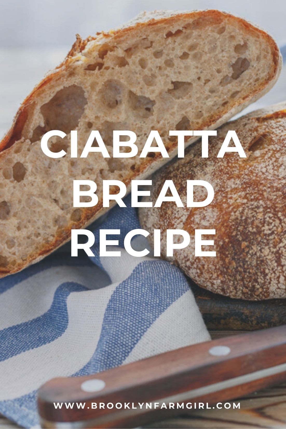 Easy Ciabatta Bread - Homemade Crusty Bread Recipe