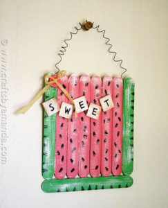20 Sweet and Summery Watermelon Crafts & DIY Projects