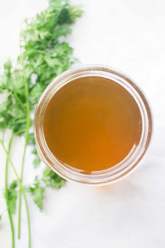 Carrot Tops Vegetable Broth - A Easy Carrot Greens Recipe!