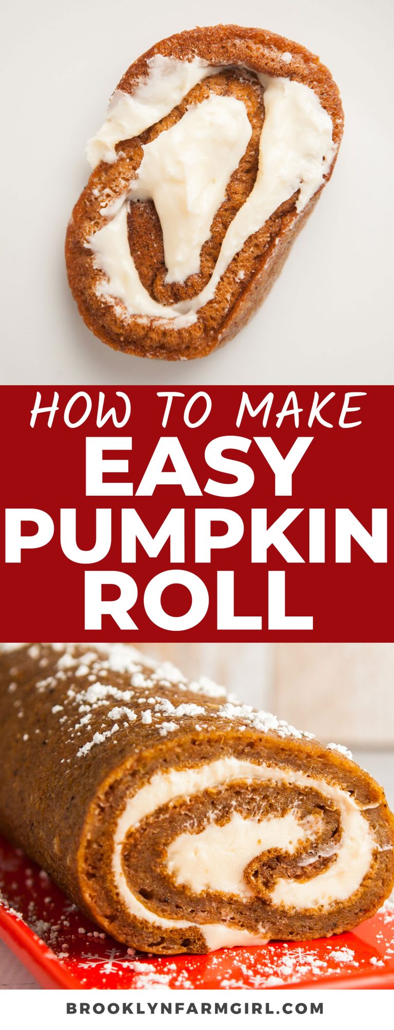 Pumpkin Roll With Cream Cheese Filling - Easy Recipe for First Timers!