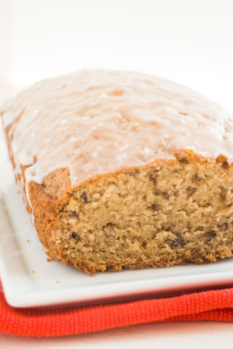 Sugar Glazed Cucumber Bread - The Best Cucumber Dessert Recipe!