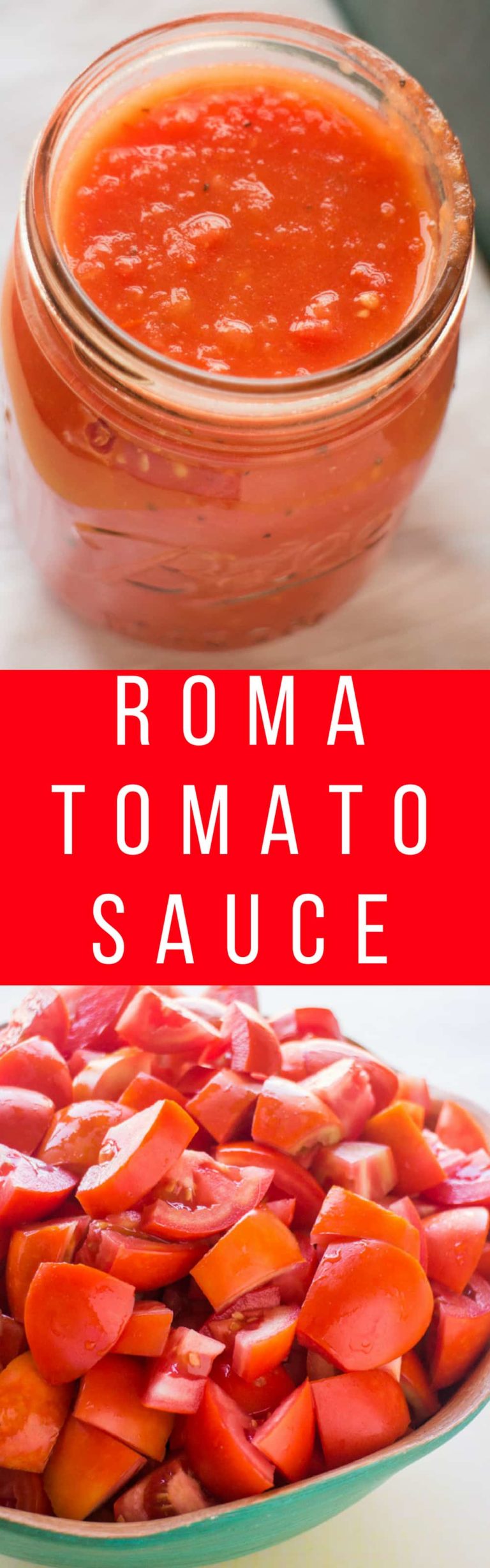 Roma Tomato Sauce Recipe - Easy Made With Fresh Tomatoes!