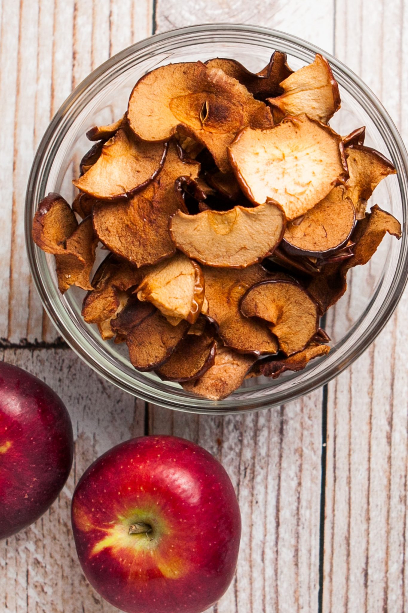 Crunchy Baked Apple Chips - Brooklyn Farm Girl
