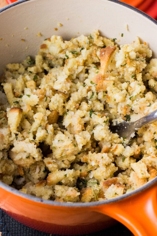 Broccoli Cheese Casserole with Stuffing - Brooklyn Farm Girl