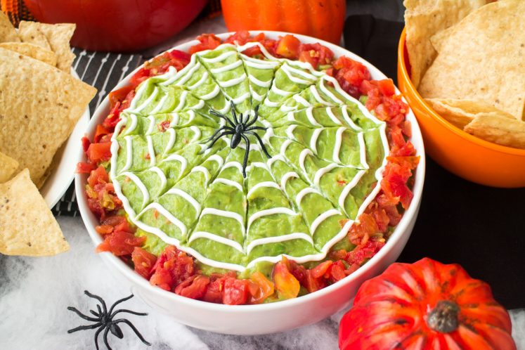 Halloween Guacamole Dip - Brooklyn Farm Girl