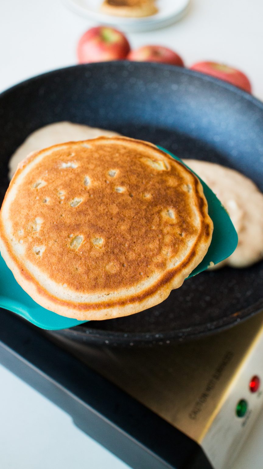 Apple Pie Pancakes (so fluffy!) - Brooklyn Farm Girl